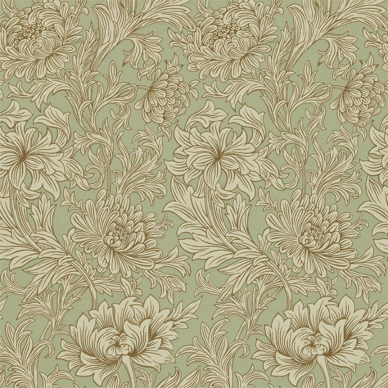 216861 Chrysanthemum Toile Archive Wallpapers by Morris & Co ...