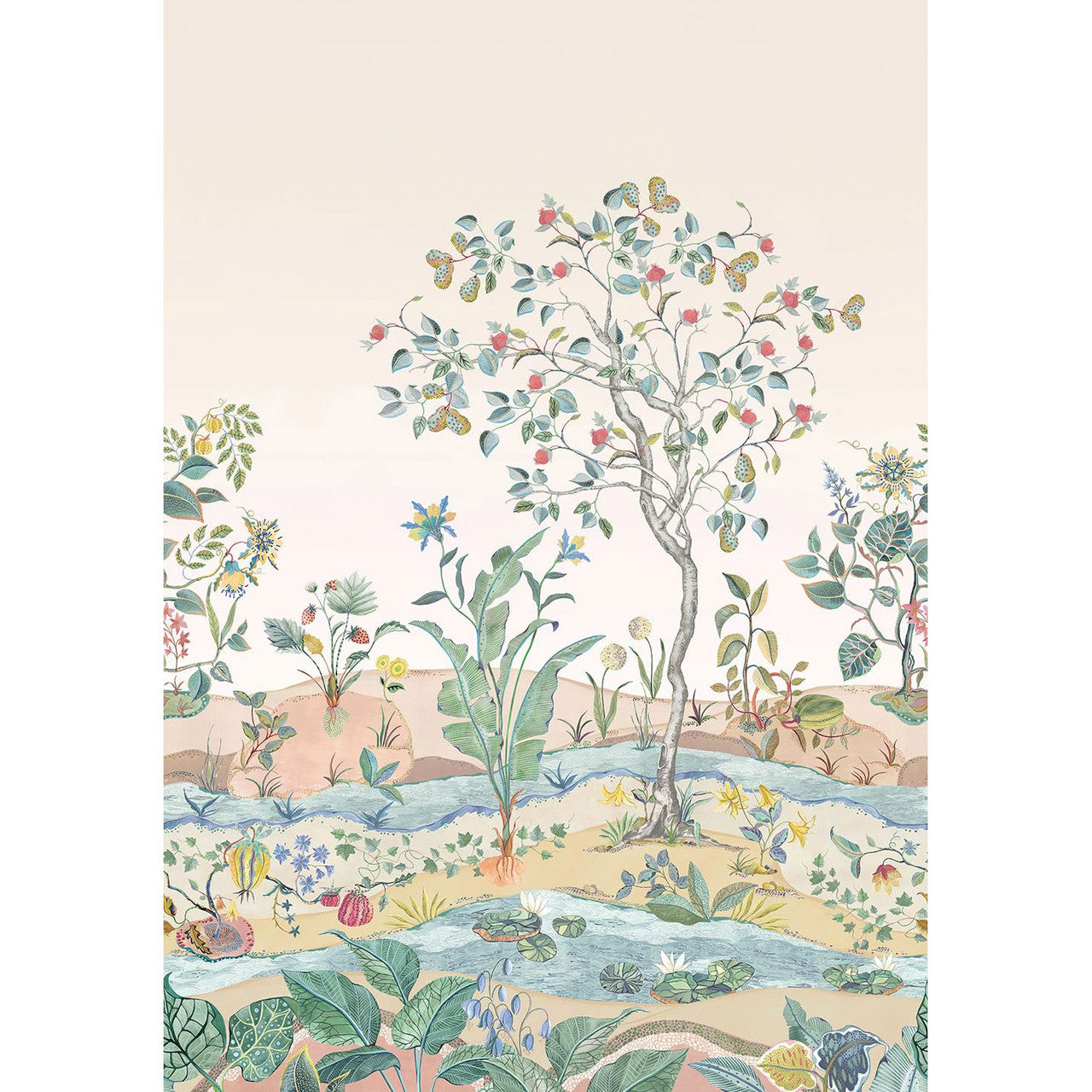 Mythica Mural Rhapsody Shell Wallpaper by Osborne & Little | Wallpaper ...